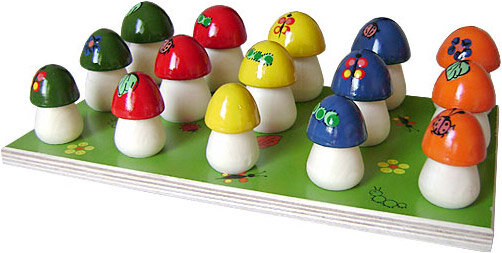 Грибы на поляне 15 шт вкл. в основу арт. Р-45/786 (РНИ) /27