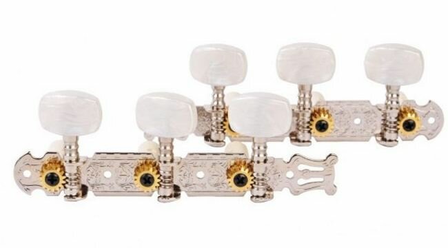 Колки Alice, 3+3 планка, для классической гитары, 35мм, хром (AOD-018CP)