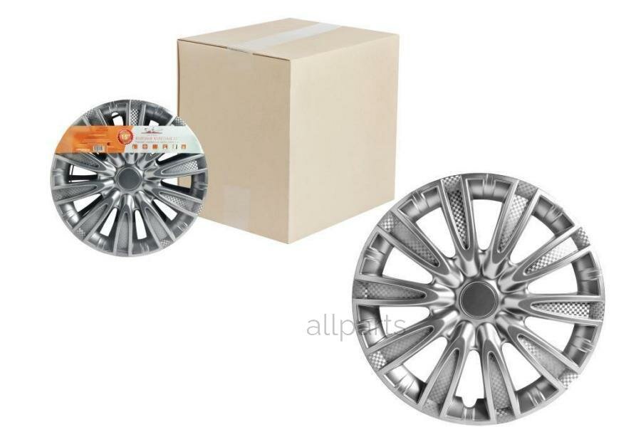 AIRLINE AWCC-15-06 Колпаки колесные 15 Торнадо серебристый карбон компл. 2 шт. (AWCC-15-06)