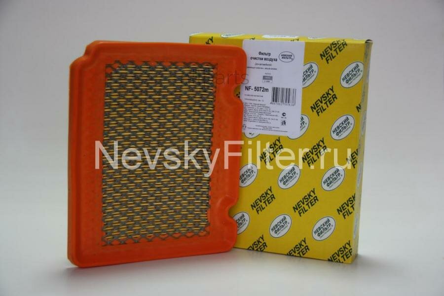 NEVSKY-FILTER NF5072M Фильтр воздушный с металлической сеткой Chevrolet Aveo 06- Kalos 02-