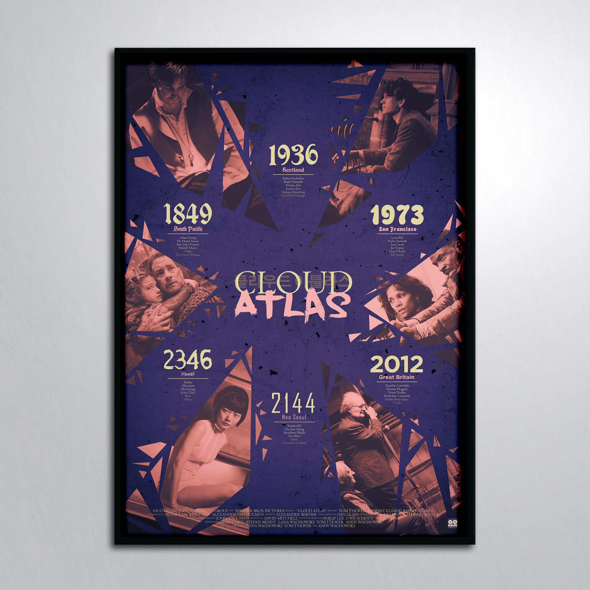 Постер в раме/Облачный атлас Вачовски Арт Время Cloud Atlas