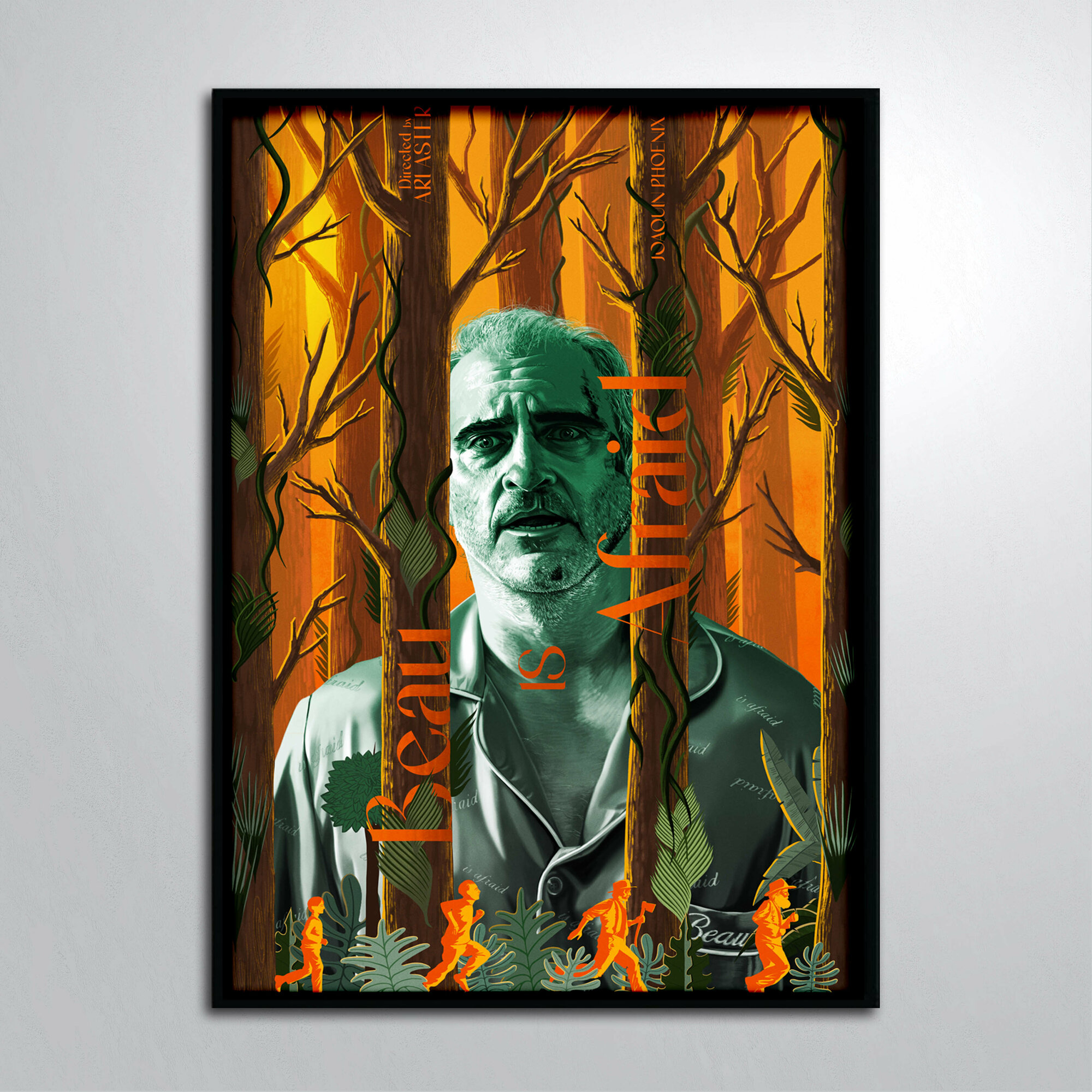 Постер без рамы/Все страхи Бо Ари Астер Хоакин Феникс Арт Beau Is Afraid