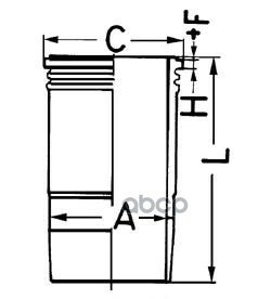 Гильза +9.92! NEW d128 с 3упл+1медн. кольцаOmn MB OM421/422/423/424/441/442/443/444 KOLBENSCHMIDT арт. 89389110