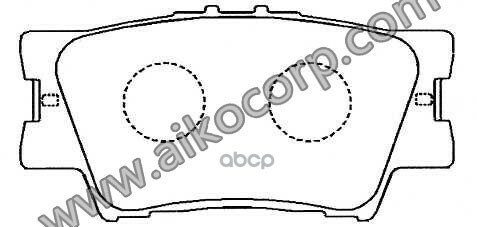 Колодки TOYOTA Camry, RAV4 (2006-) задние AIKO арт. PF1522