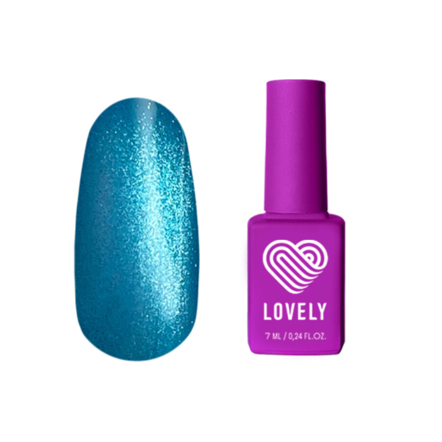 Гель-лак Lovely, №МL04 - Голубой хрусталь