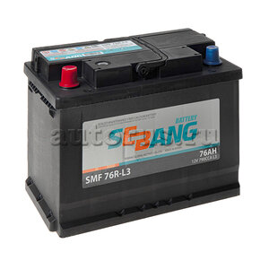 Аккумулятор SEBANG SMF 76 А/ч прямой L+ 277x175x195 L3 EN 790 А SEBANG арт. SMF 76R-L3