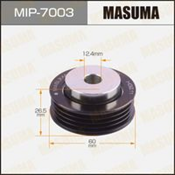 MASUMA MIP7003 (4916070AA0 / 71742776) ролик натяжителя ремня поликлинового