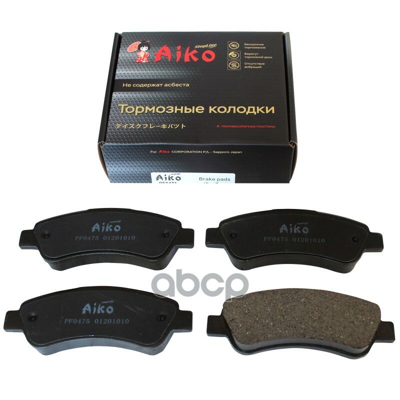 Колодки задние CITROEN Jumper, FIAT Ducato I, PEUGEOT Boxer (2006-) AIKO арт. PF0475