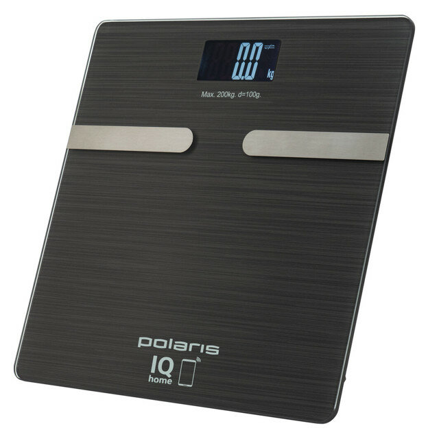 Весы напольные POLARIS PWS1892 IQ Home до 200кг графитовый