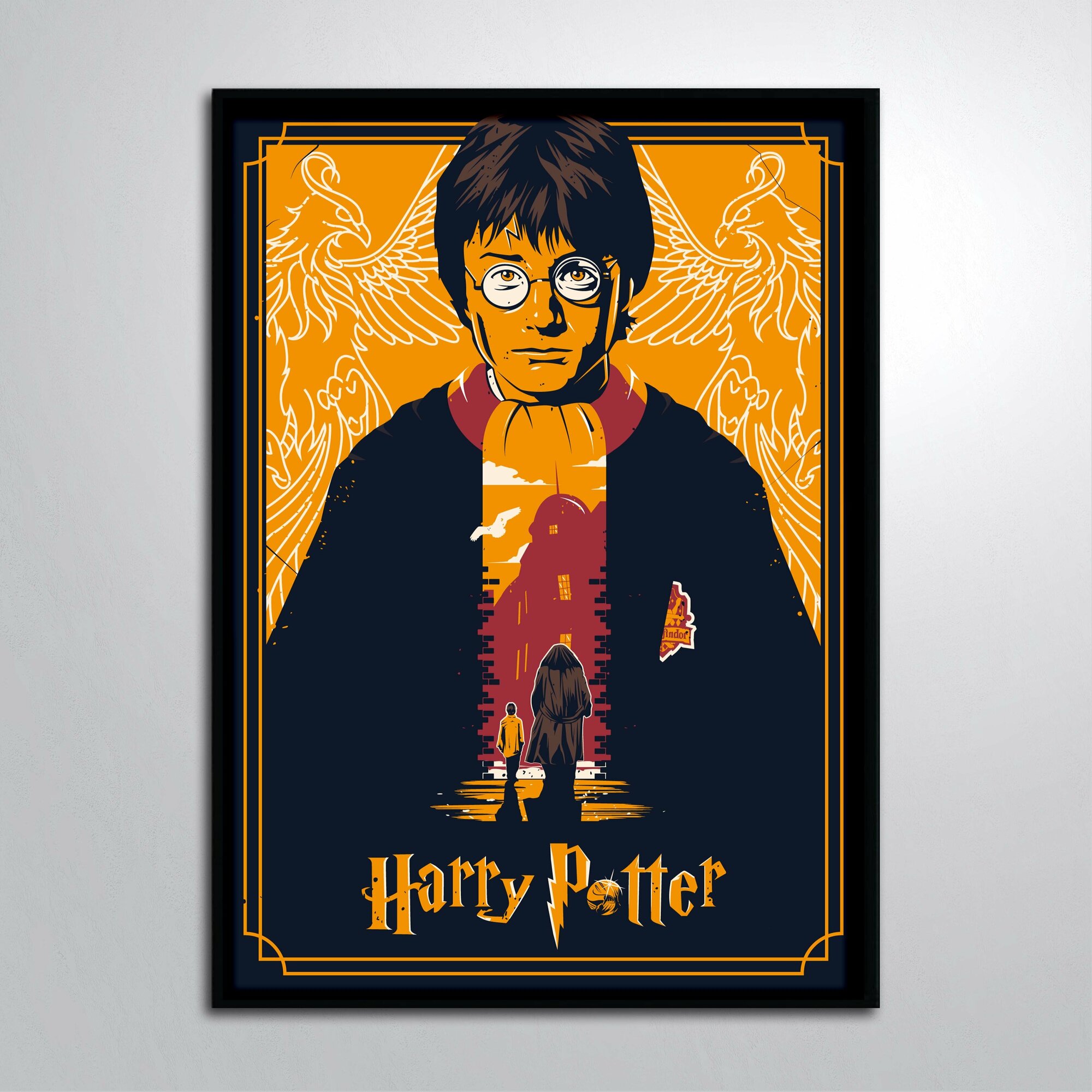 Постер в раме/Гарри Поттер Арт Хагрид Harry Potter