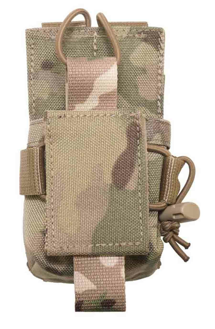 Подсумок для рации Strike открытый V2, мультикам кордура