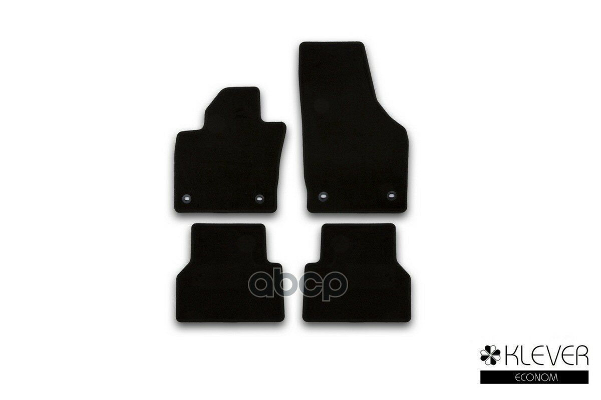 Коврики в салон Klever Econom AUDI Q3 2014-2018, 2018-, кросс, 4 шт. (текстиль) Klever арт. KVR01041901200K