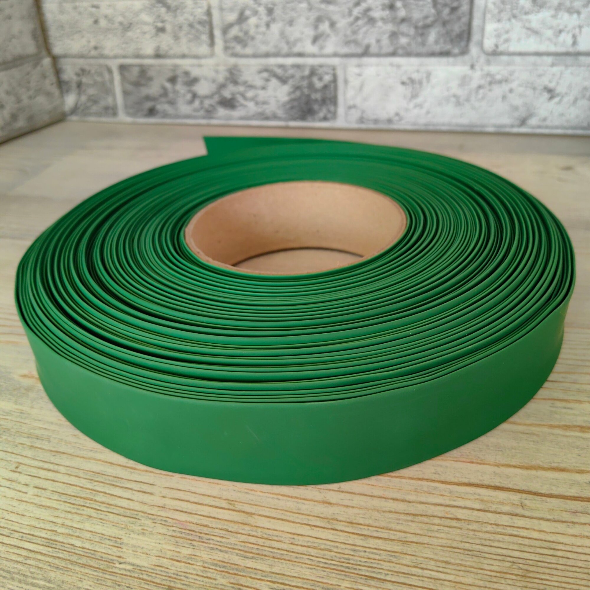 Uniel/Термоусадочная трубка/флористический рукав 22,8/11мм цвет травяной зеленый (3м)