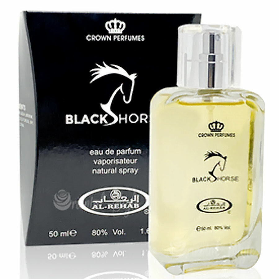 Парфюмерная вода для мужчин Crown Perfumes Black Horse, 50 мл