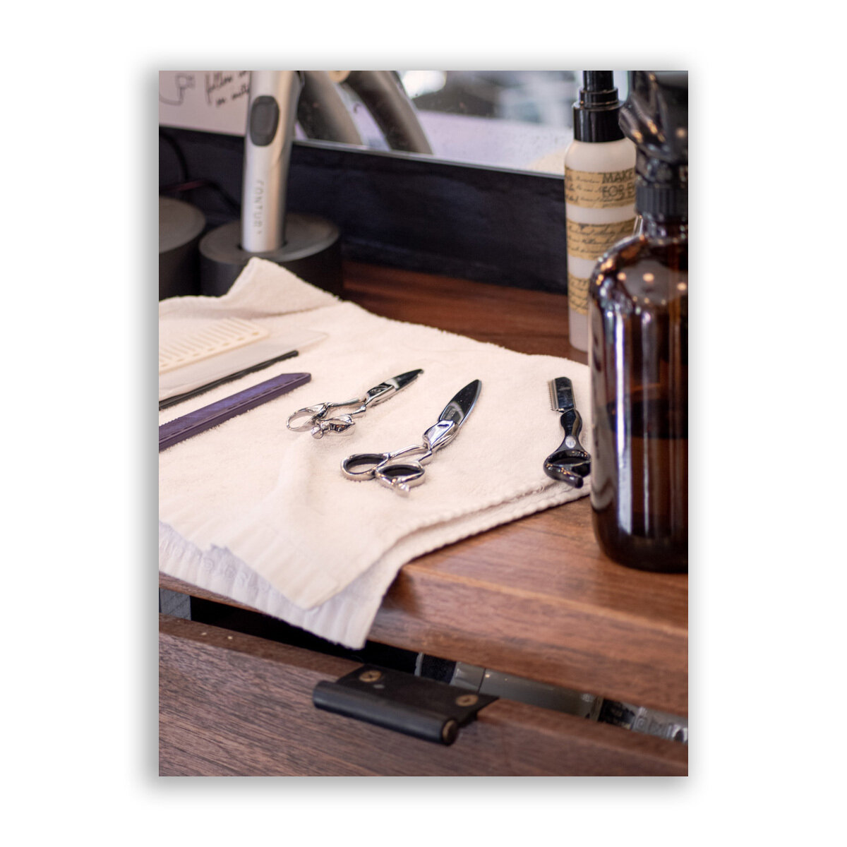 Постер, плакат на бумаге / Для Барбершопа / Размер 40 x 53 см