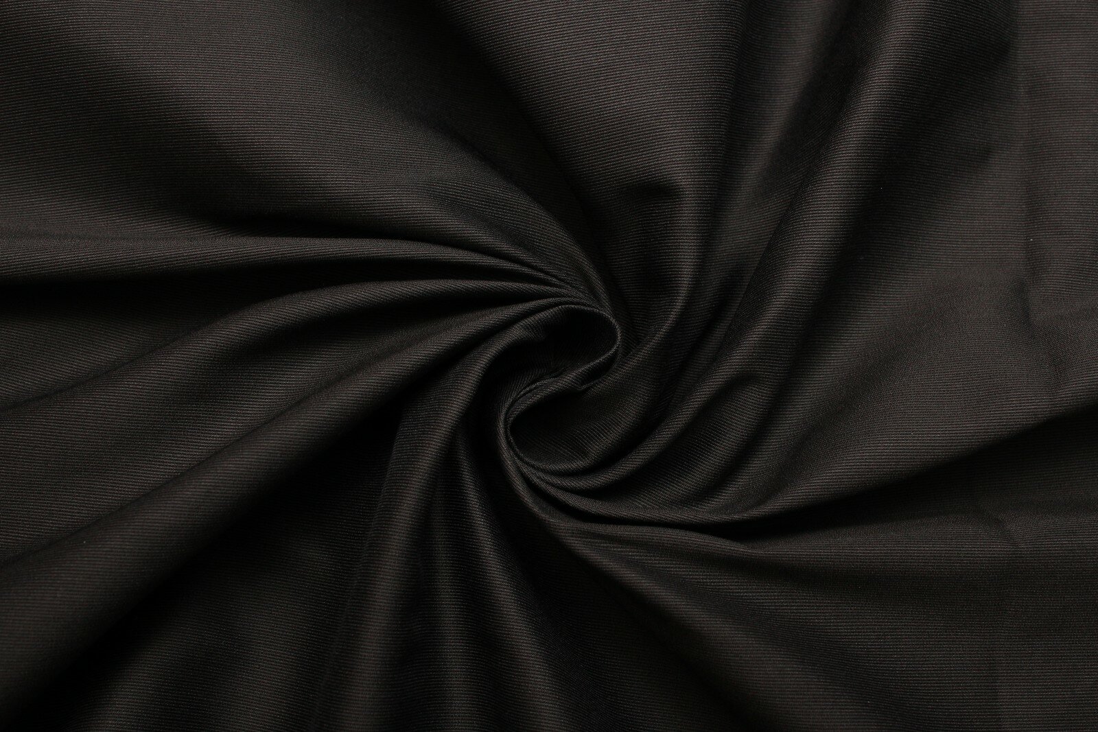 Ткань костюмная чёрная репсовая, ш144см, 0,5 м