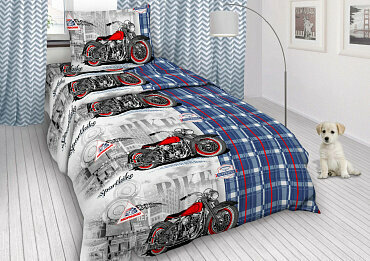 Детское постельное белье Вальтери ДБ-84 1.5 спальный комплект с рисунком 150х215, 2 наволочки 50х70