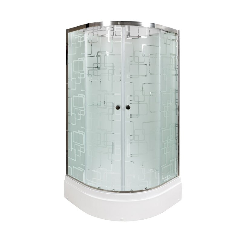 Душевая кабина Deto EM 2780 N без крыши с гидромассажем EM2780NGM