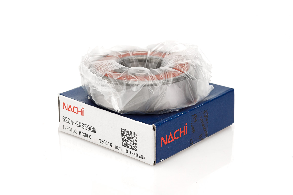 Подшипник 6204 2RS (2NSE9) (T) NACHI шариковый однорядный радиальный закрытый