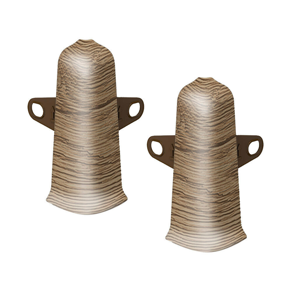 Угол наружный Деконика 70 мм дуб рустик Г-профиль (2 шт.)