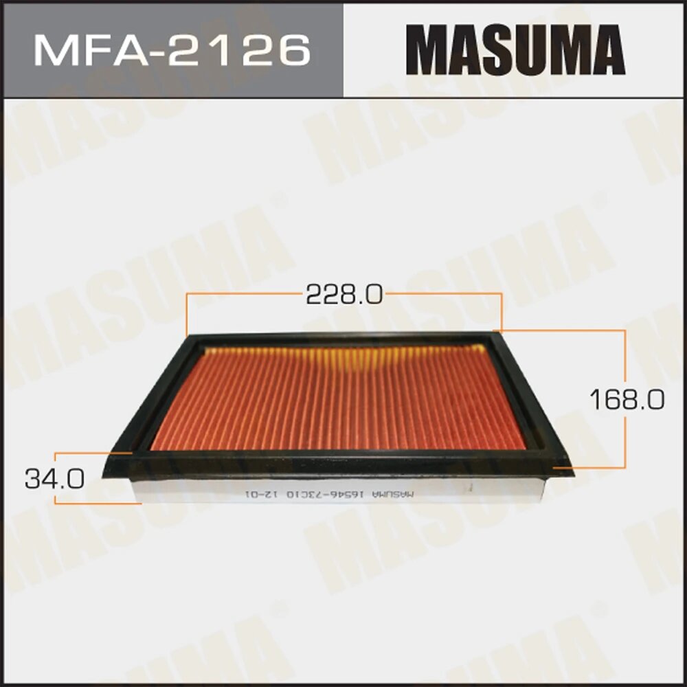 Фильтр воздушный Masuma MFA-2126