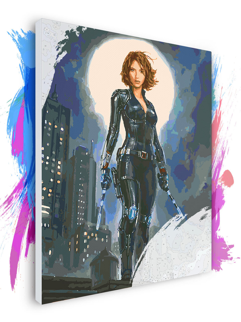 Картина по номерам на холсте Черная Вдова, 40 х 50 см