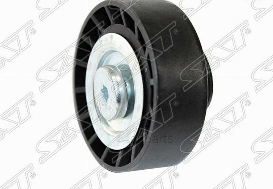SAT ST-25287-2A010 Ролик приводного ремня обводной HYUNDAI I10/I20/I30/I40/IX20/IX35/KIA CEED 1,4-1,7CRDI (гладкий)