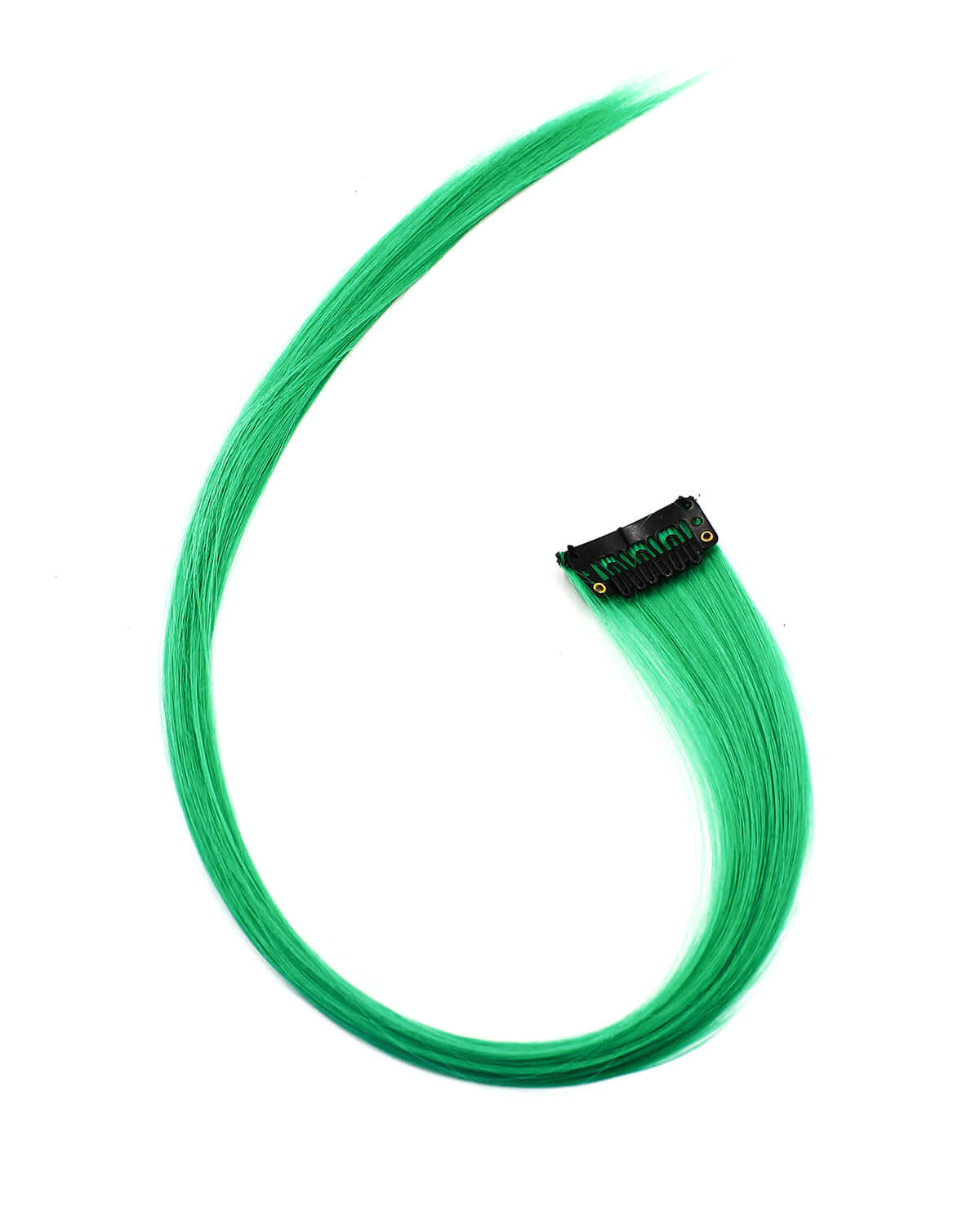 Hairshop Декоративная прядь на заколке синтетическая З 12 (Салатовый флюр)