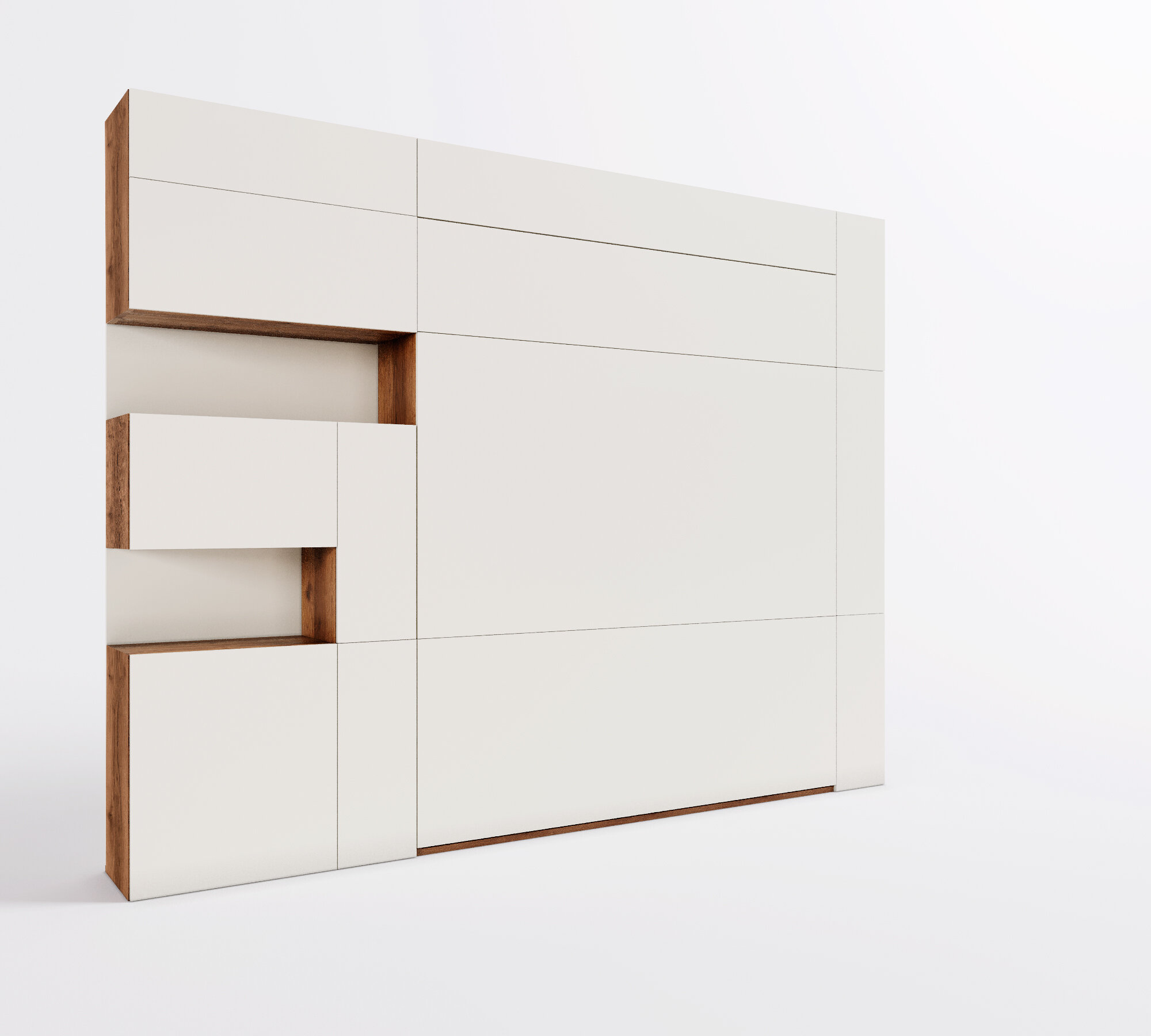 Шкаф кровать-трансформер Летто Максима 1800 исполнение 1/3 Янтарь