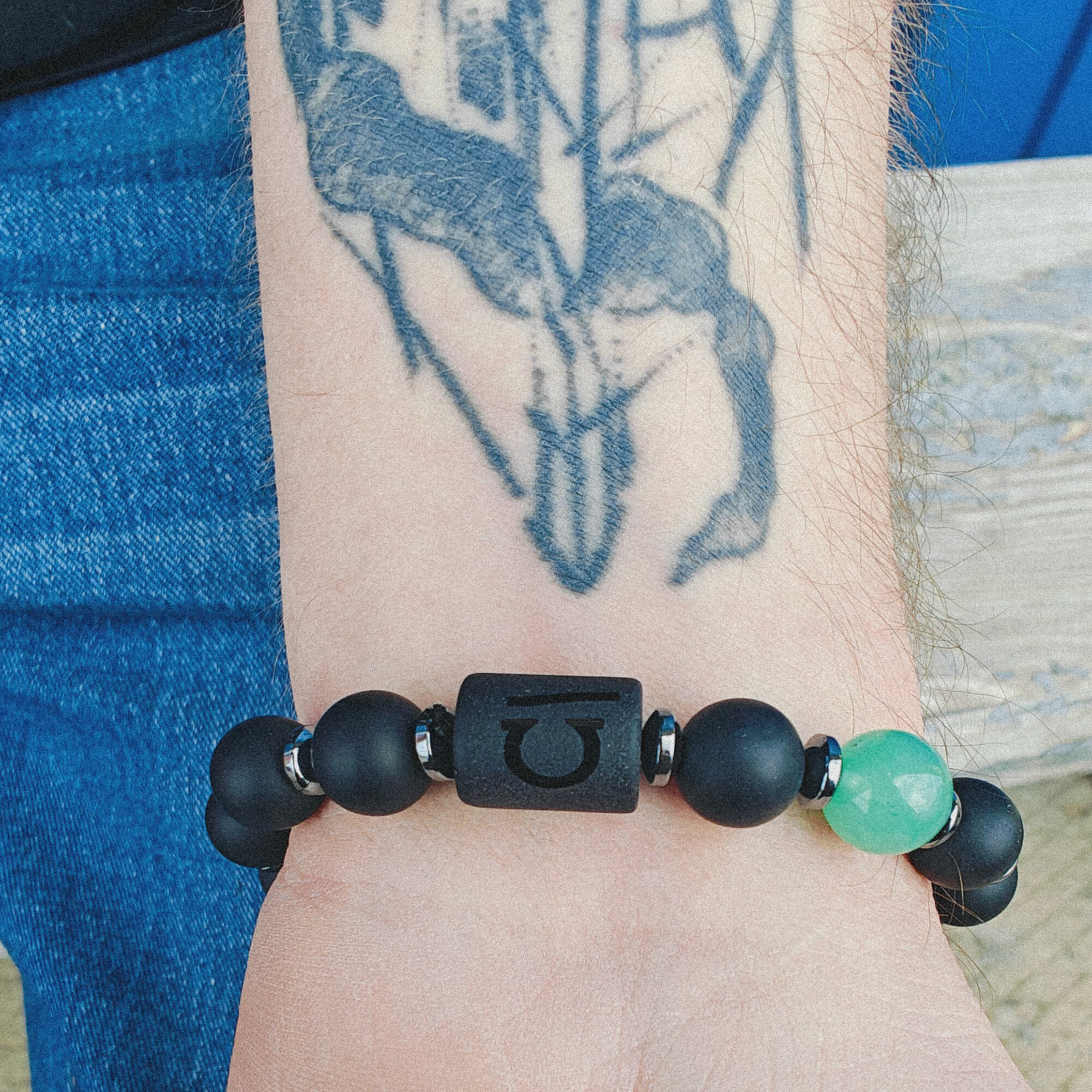 Браслет, оникс, шунгит, гематит