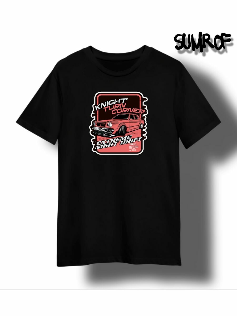 Футболка Zerosell knight turn corner car