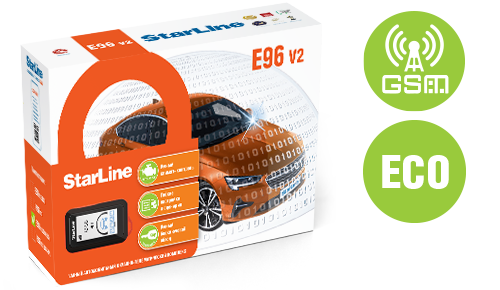 Автосигнализация StarLine E96 V2 GSM ECO