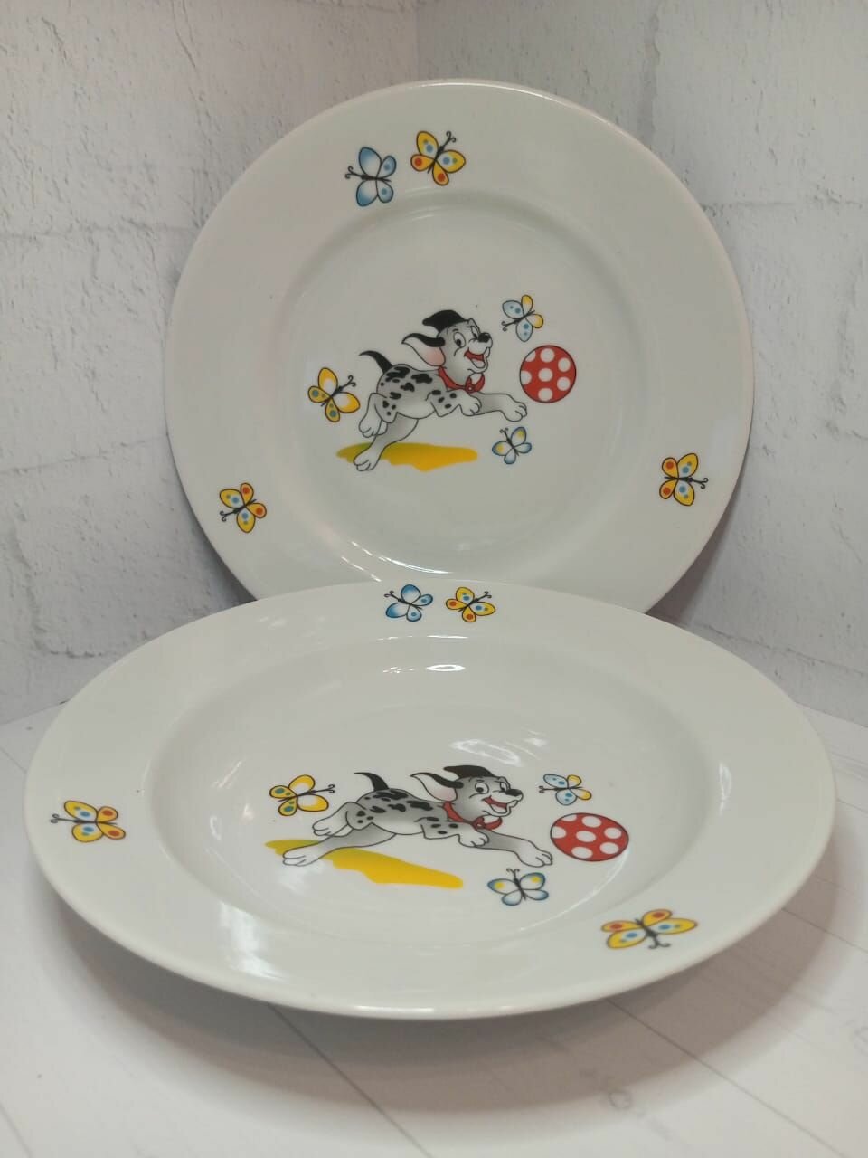 Детский набор посуды Щенки