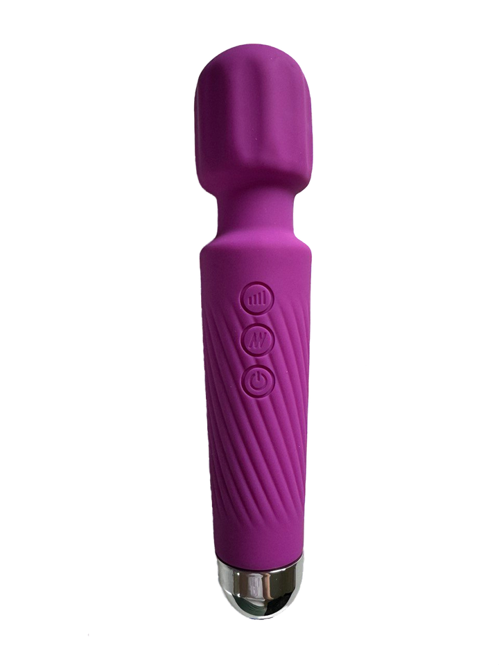 Вибратор мощный wand 20 режимов и 8 скоростей фиолетовый