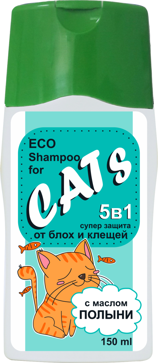 Барсик-ЭКО Шампунь Супер Защита от блох и клещей 5в1 150 мл
