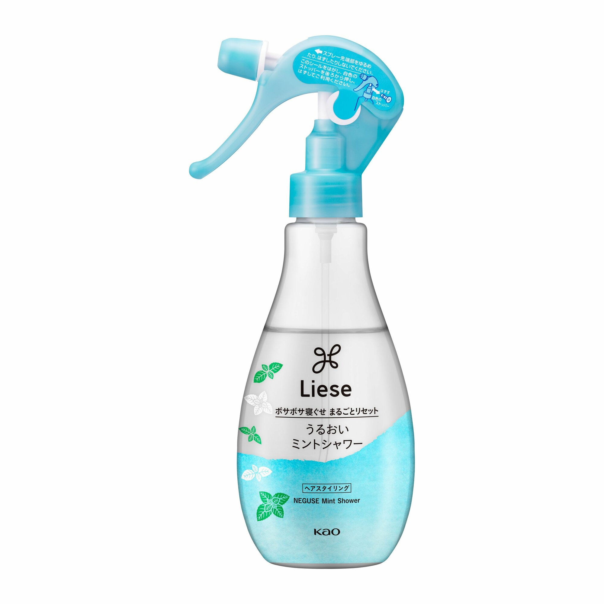KAO Спрей Liese для придания ухоженного вида волосам после сна Мята 200 мл, флакон с пульверизатором