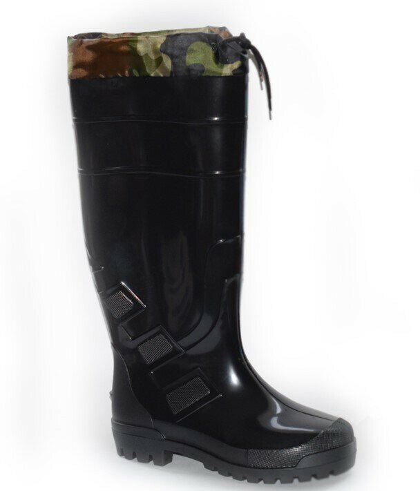 Корнетто Сапоги из ПВХ мужские высокие с надставкой утепленные, цвет черный размер (43)