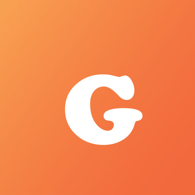 Буква G из акрила для вывесок 10 см / шрифт 1 белый
