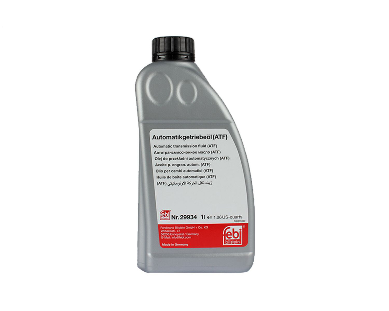 Масло трансмиссионное АКПП красное 1л FEBI 29934