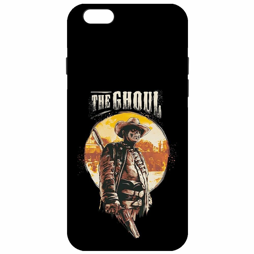Чехол-накладка Krutoff Soft Case Фоллаут (Fallout) - Гуль для iPhone 6 Plus/6s Plus черный