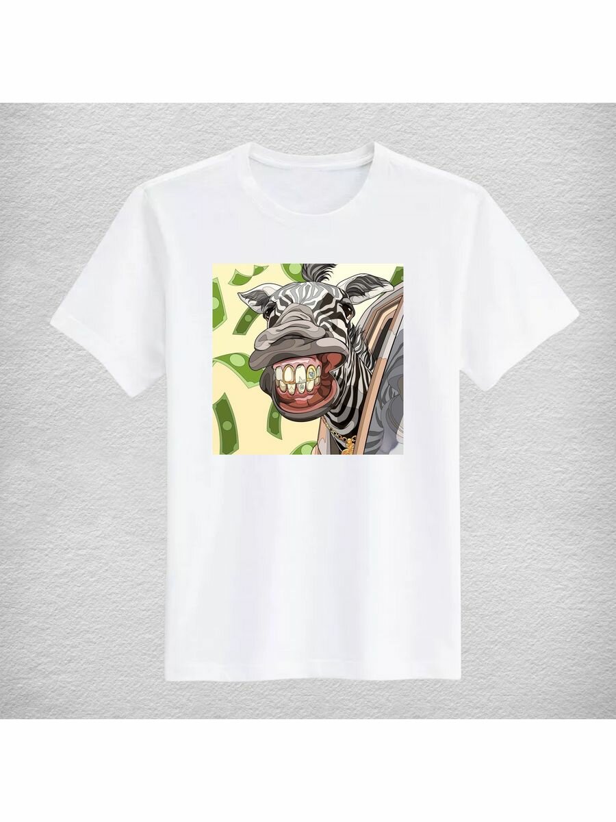 Футболка зебра