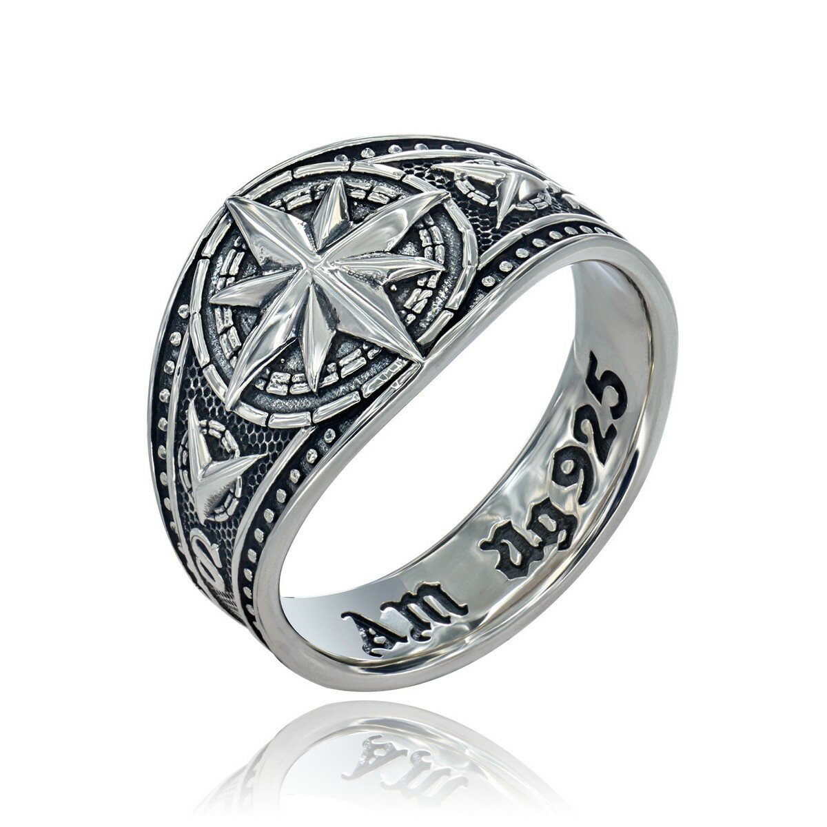 Кольцо, серебро, 925 проба