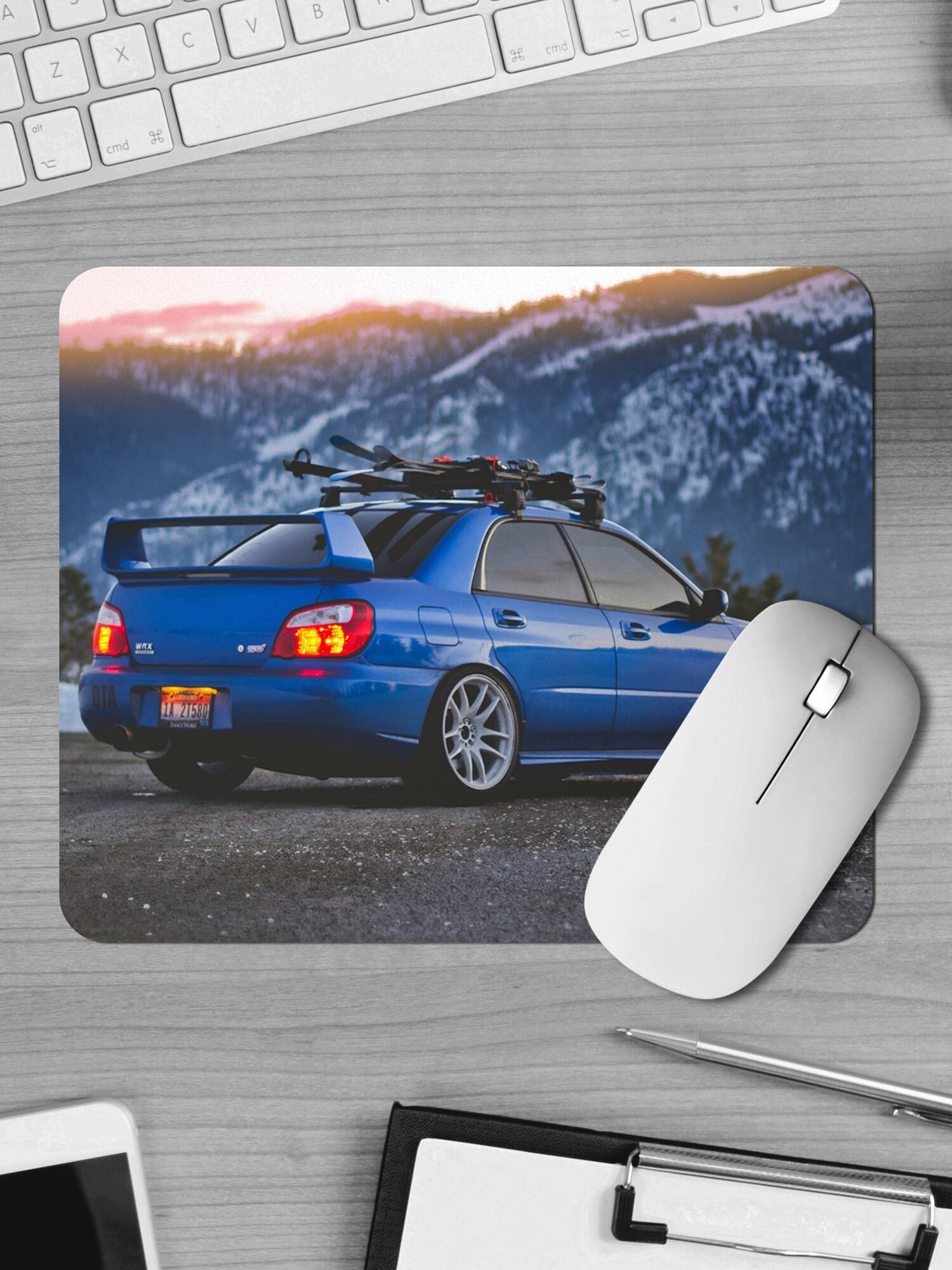 Коврик для мыши / Субару / Subaru / WRX / Impreza / Японец / автомобиль / машина / бпан / стиль / хайп / топ / подарок