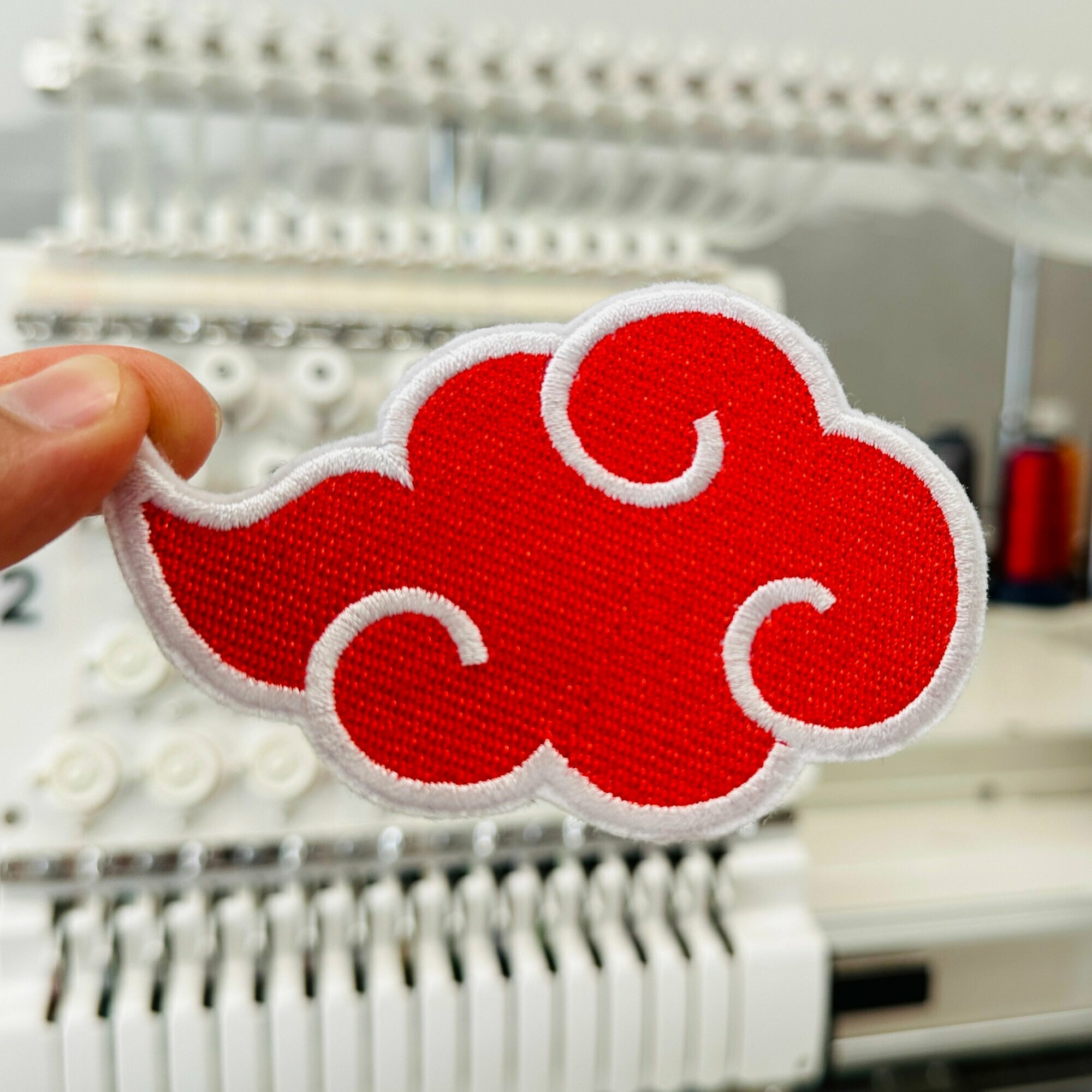 Аниме нашивка, патч Облако Акацуки 9х6 см