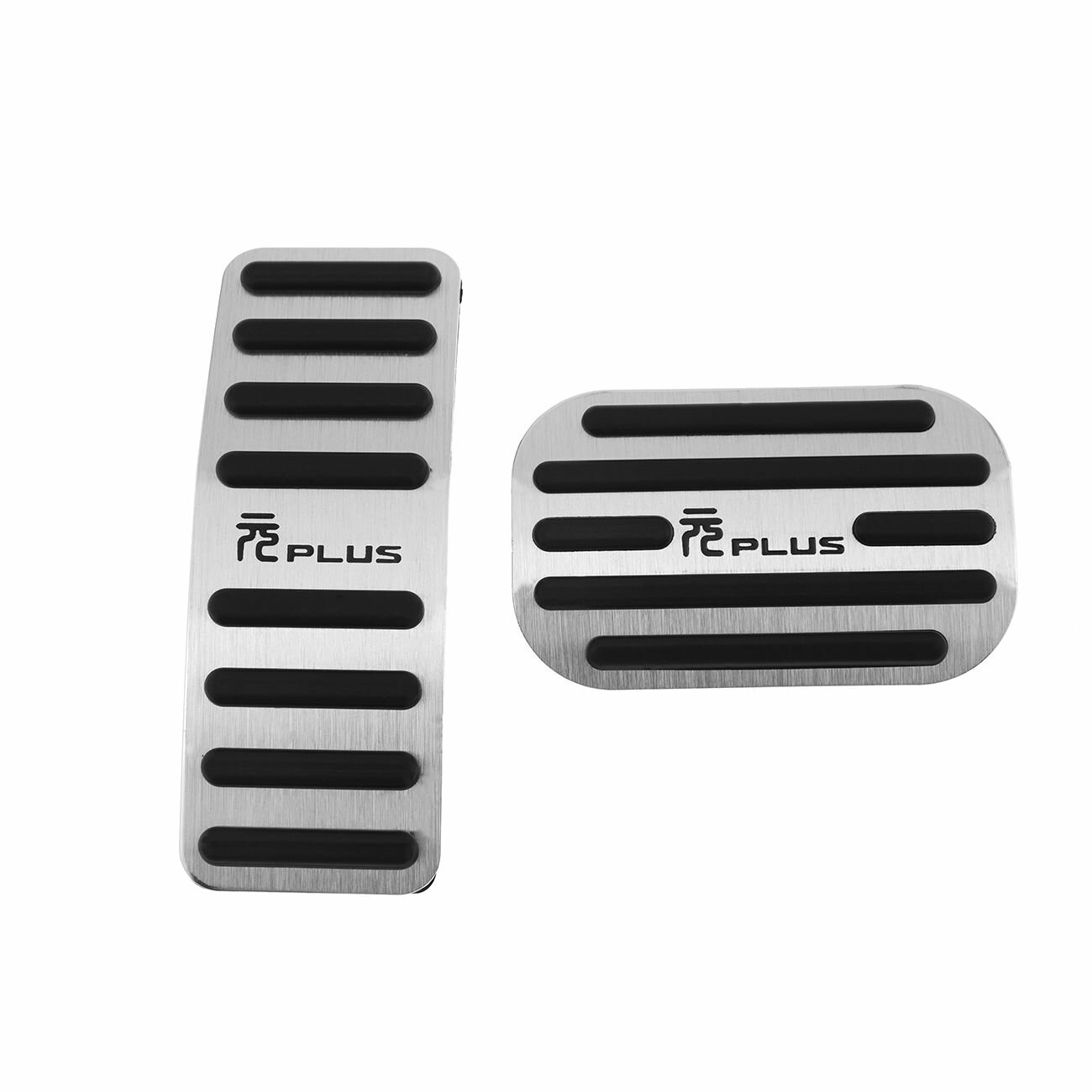 Накладки на педали для BYD серебристые 2 шт