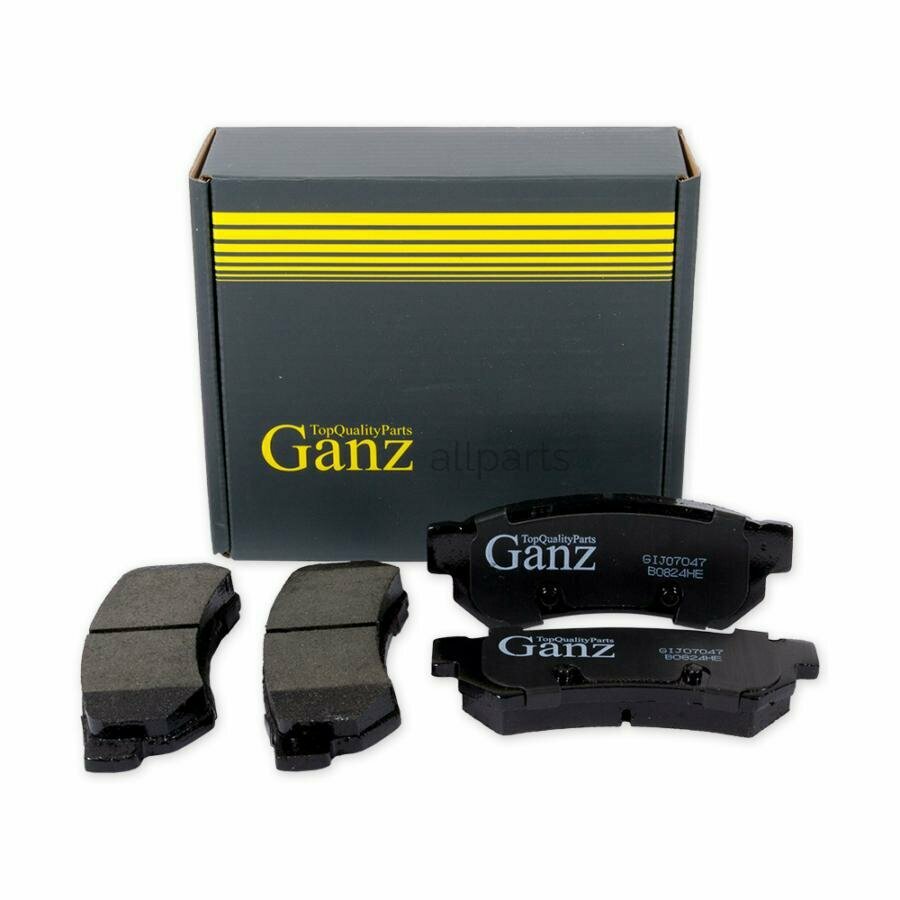 GANZ GIJ07047 Колодки тормозные задние для CHEVROLET Lacetti 08- GANZ GIJ07047