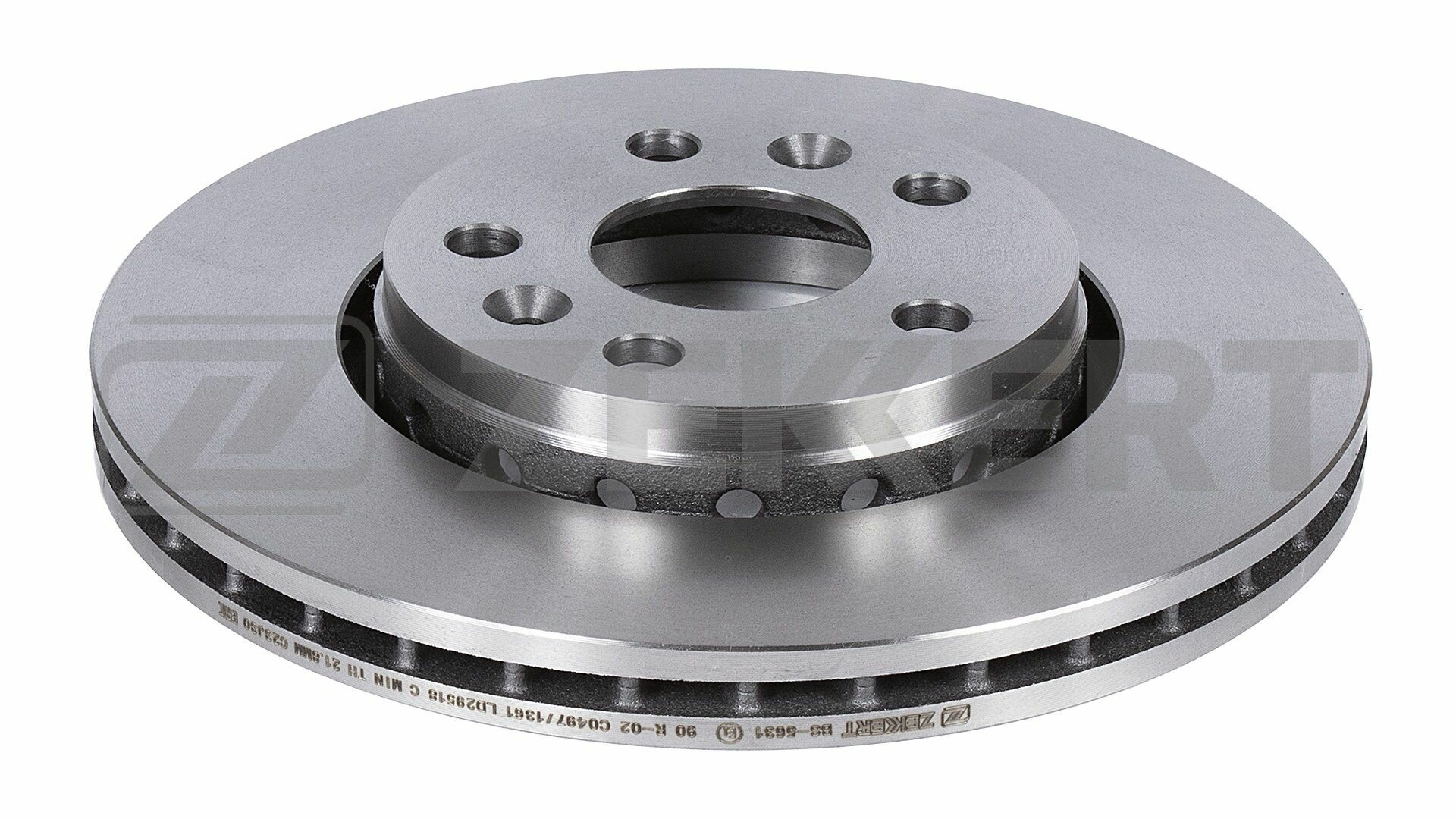 Диск тормозной передний для Рено Эспейс 3, Кангу Экспресс, Лагуна 1, Меган 2, Сценик 1 BS-5631 ZEKKERT