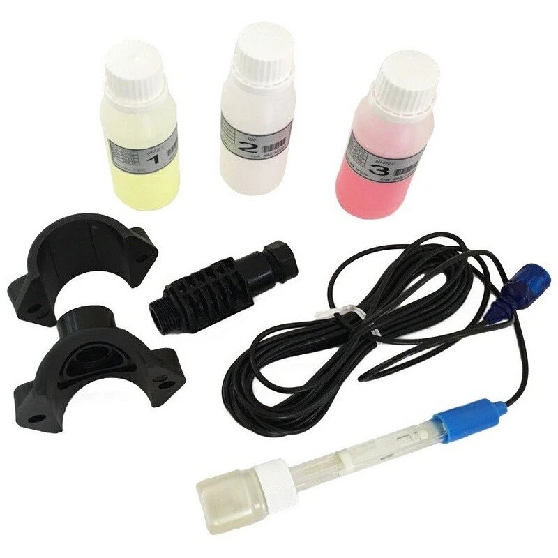 Комплект AquaViva для измерения pH (pH-электрод, буферный раствор pH-4-7, держатель зонда PSS3), цена - за 1 шт