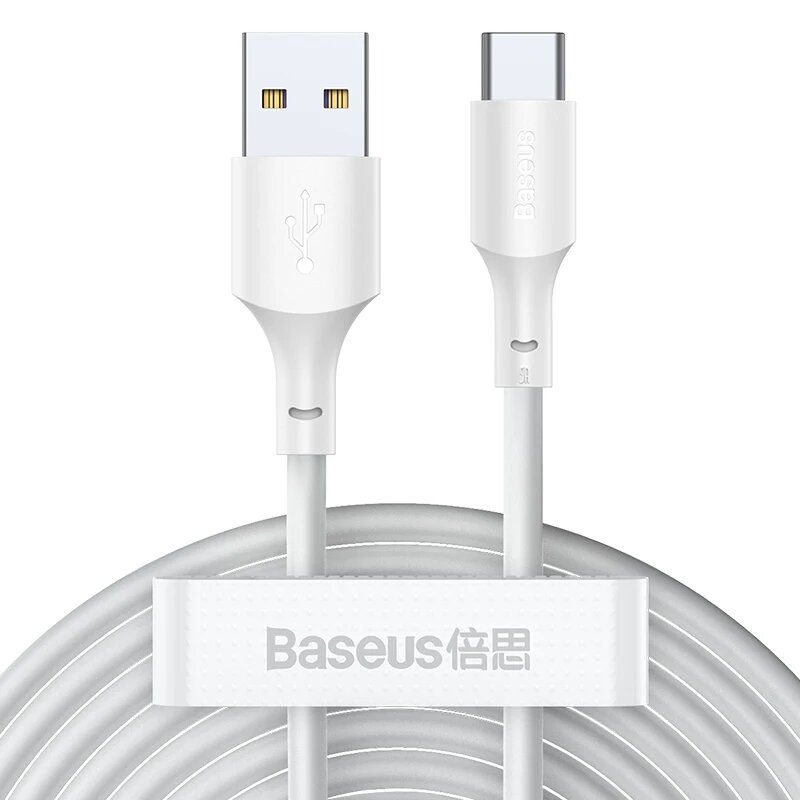 Кабель зарядный Baseus USB Type-C, 5 А, с поддержкой быстрой зарядки