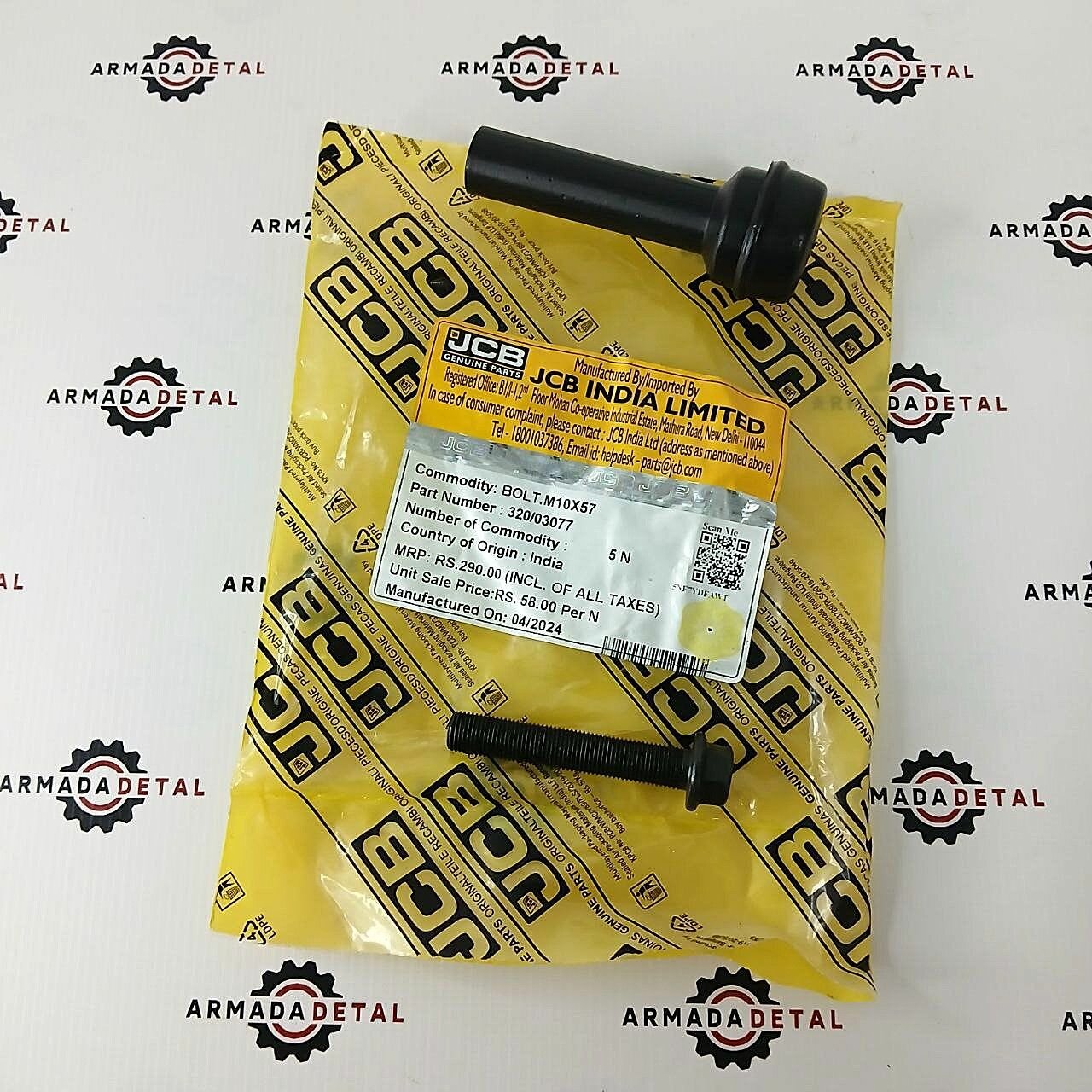 Болт оригинал JCB 320/03077